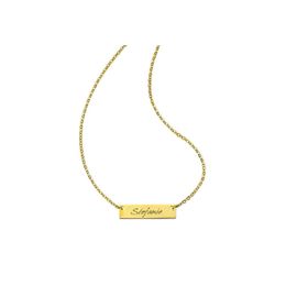 Firetti Kette mit Anhänger Schmuck Geschenk Halskette, gelb|goldfarben