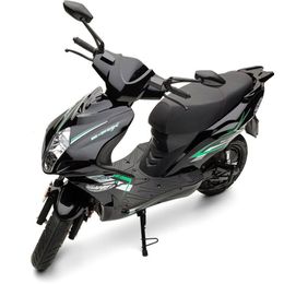 ECONELO E-Motorroller E-FOX, 1500 W, 45 km/h, schwarz