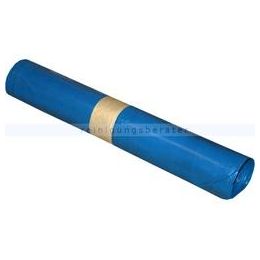 WBV Müllsack blau 150 L 36 my (Typ 60) starkes LDPE Material, 900 x 1100 mm
