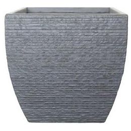 TrendLine Pflanztopf Schiefer-Brickoptik 30,5 x 30,5 x 30,5 cm