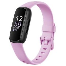 Mendler FITBIT Inspire 3, Fitness Tracker, S und L, Lilac Bliss/Black