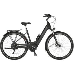 FISCHER BIKE E-Bike FISCHER FAHRRAD "CITA 8.0I 711" E-Bikes Gr. 43 cm, 28 Zoll (71,12 cm), schwarz (schwarz matt) E-Bikes