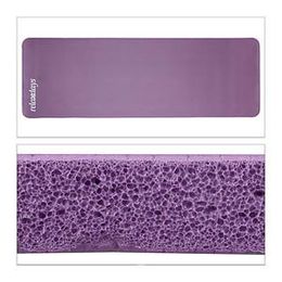 Relaxdays Yogamatte violett 60,0 x 180,0 x 1,0 cm