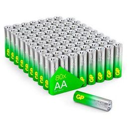 80 GP Batterien SUPER Mignon AA 1,5 V