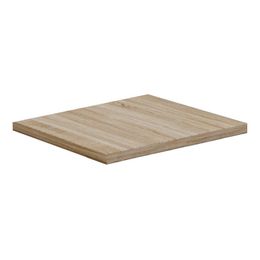 Vcm Eckplatte "Lona" 80x80 Sonoma-Eiche