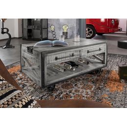 Couchtisch Mango 112x61x55 grau lackiert HEAVY INDUSTRY #162