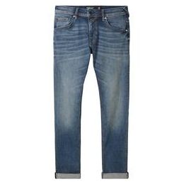 Tom Tailor DENIM Herren Aedan Straight Jeans, blau, Uni, Gr. 28/32