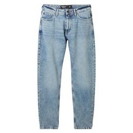 Tom Tailor DENIM Herren Loose Straight Fit Jeans, blau, Uni, Gr. 36/34