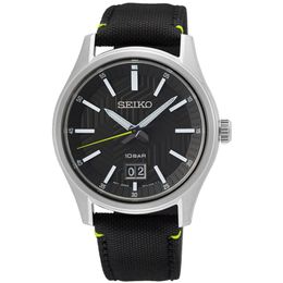 Quarzuhr Seiko "SUR517P1" Armbanduhren schwarz Herren Quarzuhren