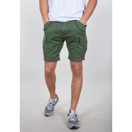 Shorts Alpha Industries "ALPHA Men - Airman Short" Gr. 33, Normalgrößen, grün (vintage green) Herren Hosen Shorts