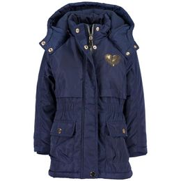 Blue Seven - Jacke MAGICAL BOWGIRL – HEART mit Kapuze in dunkelblau, Gr.92