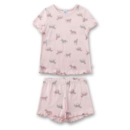 Sanetta Schlafanzug M&auml;dchen Gr&ouml;&szlig;e 140 grau / rosa