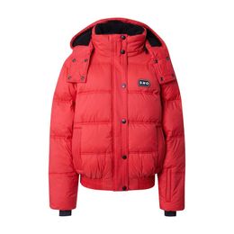 Topshop Jacke Damen Größe L rot / schwarz Winterjacke