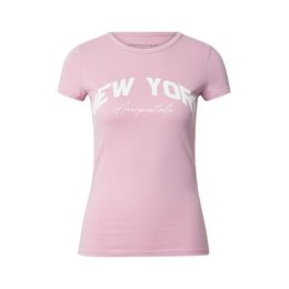 AÉROPOSTALE T-Shirt 'NEW YORK' Damen Größe XS mauve / weiß
