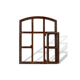 aubaho Fenster Eisenfenster Rost Fenster zum Öffnen Scheunenfenster 71cm Eisen Antik-
