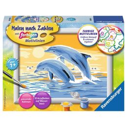 Ravensburger Malen nach Zahlen Malen nach Zahlen Classic Serie E Freunde des Meeres 28017