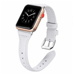 GelldG Uhrenarmband Lederarmband Kompatibel MIT Apple Watch Armband 38mm 40mm 42mm 44mm