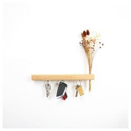 FlowerBar by Trockenblumen-Manufaktur Schlüsselbrett FlowerBar Keys “GOLD RICHTIG”