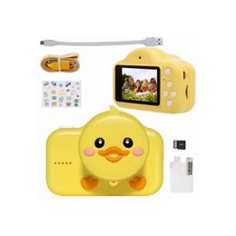 DOTMALL A1 Yellow Duck Kinder Selfie Fotokamera Digitalkamera 1080p Kinderkamera
