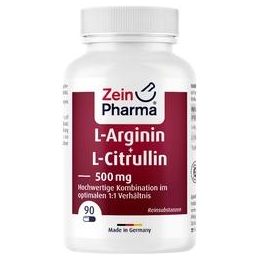 ZeinPharma L-Arginin & L-Citrullin 500 mg Kapseln 90 St
