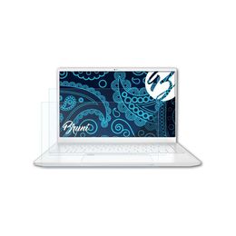 Bruni Schutzfolie für MSI Prestige 14 Evo A11X, (2 Folien), praktisch unsichtbar, weiß