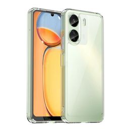 Wigento Handyhülle Für Xiaomi Redmi 13C TPU Schutz Handy Hülle Case Cover Transparent