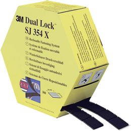 SJ354X Dual Lock Klettband zum Aufkleben Pilzkopf (l x b) 7500 mm x 25 mm Schwarz 1 Paar - 3M
