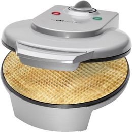 HA3494 Eiswaffel Maker mit manueller Temperatureinstellung Silber, Schwarz - Clatronic