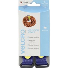 VEL-EC60327 Klettband mit Gurt Haft- und Flauschteil (l x b) 920 mm x 25 mm Blau 2 St. - Velcro