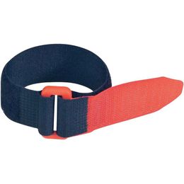 Fastech - F101-25-195-5 Klettband mit Gurt Haft- und Flauschteil (l x b) 195 mm x 25 mm Schwarz, Rot