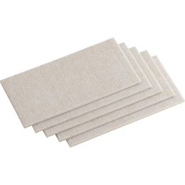 WU0645416 Filzgleiter quadratisch, selbstklebend Beige (l x b) 200 mm x 100 mm 1 Set - Metafranc