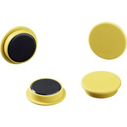 Durable - Magnet 475304 (ø) 32 mm rund Gelb 1 Set 475304