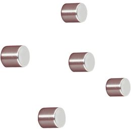 Sigel - Neodym Magnet C5 Strong (ø x h) 10 mm x 10 mm Zylinder Silber 5 St. BA700