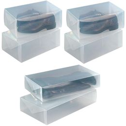 Aufbewahrungsbox für Schuhe und Stiefel, 6-teilig, Transparente Schuhaufbewahrung, 6-tlg., Transparent, Polypropylen transparent - transparent - Wenko