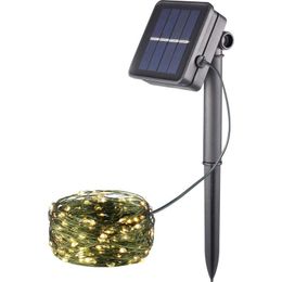 Solar-Lichterkette WS-SL05 100L LED 0.3 W Warmweiß Grün