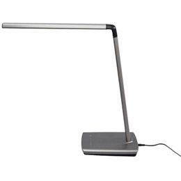 LED-Schreibtischleuchte Kuno, grau, usb, Touchdimmer - metallicgrau - LINDBY