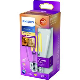 PCE Philips Lighting 871951432391900 led eek d (a - g) E27 Spezialform 6 w = 60 w Warmweiß (ø x l) 64 mm