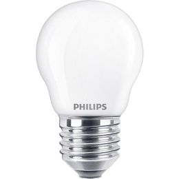 PCE Philips Lighting 76285800 LED EEK E (A - G) E27 Tropfenform 6.5 W = 60 W Warmweiß (Ø x L) 4.5 cm x 7