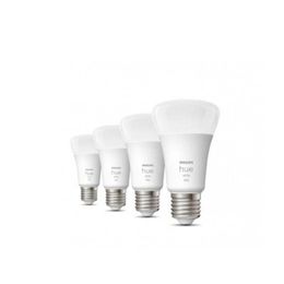 PHILIPS Hue - weiss 4 led glÜhbirnen a60 e27 9w 929001821625 31914100