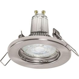 Set X3 recess downlight GU10 LED-Bad-Einbauleuchte 4.5 w IP20 Nickel - LEDVANCE