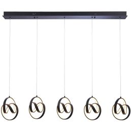 Endon Cosma Moderner Designer integrierter LED-Cluster-Tropfen-Anhänger strukturiertes schwarzes Finish