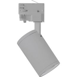 Hochvolt-Schienensystem-Leuchte 3phasig GU10 8 w led Silber - Megaman