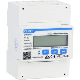 Chint - g DTSU666-CT 3×230/400V 1.5(6)A RS485MID Drehstromzähler digital MID-konform: Ja 1 St.