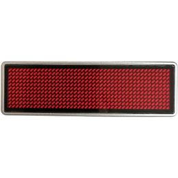 Voelkner Selection - LED-Namensschild Rot 44 x 11 Pixel (b x h x t) 93 x 30 x 6 mm 125906