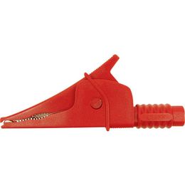 Cliff Croc Clip Sicherheits-Abgreifklemme Steckanschluss 4 mm cat iii 1000 v ROT