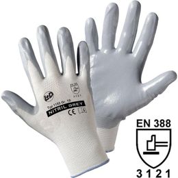 Leipold+dohle Gmbh - l+d worky Nitril- knitted 1155-8 Nylon Arbeitshandschuh Größe (Handschuhe): 8, m en 388 cat ii 1 p