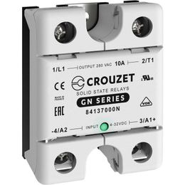 Crouzet - Halbleiterrelais 84137000N 10 a Schaltspannung (max.): 280 v/ac Nullspannungsschaltend 1 St.