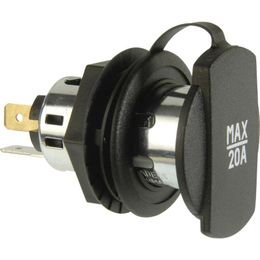 Power-Steckdose mit Schraubgewinde schwarz Belastbarkeit Strom max.=20 a Passend für (Details - Procar
