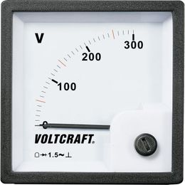Voltcraft - AM-72x72/300V AM-72x72/300V Analog-Einbaumessgerät AM-72x72/300V 300 v Drehspule