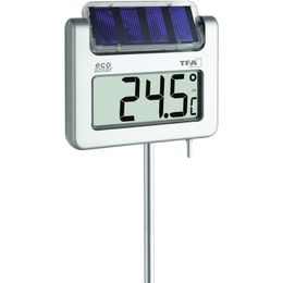 Tfa Dostmann - Avenue Solar Garten-Thermometer Silber